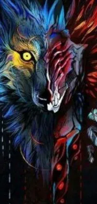 Gory Animal Child Art Live Wallpaper - free download