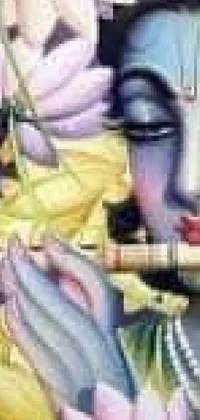 Pagan Flute- player Vinyl Collection Live Wallpaper