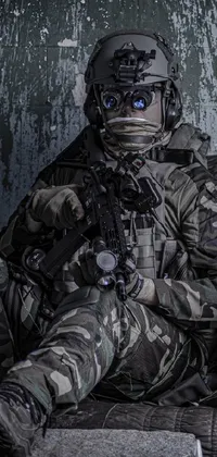Military Soldiers Night Vision Live Wallpaper - free download