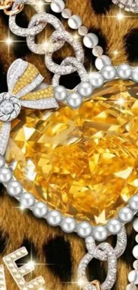 Yellow-Gemmed Luxury Live Wallpaper - free download