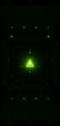 Green Triangle Cryptidcore Live Wallpaper - free download