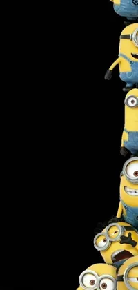 Adorable Minion Stacks Live Wallpaper - free download