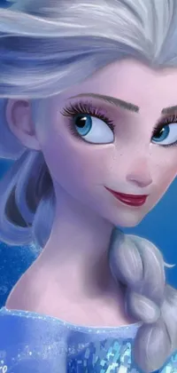 Eyes Blue Human Face Live Wallpaper - free download