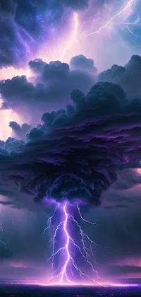 Cloud Sky Lightning Live Wallpaper