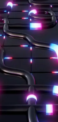 Neon Wire Web Live Wallpaper