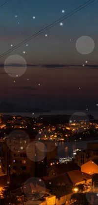 City Nightscape live wallpaper: Mesmerizing Ethereal Bubbles" - free ...