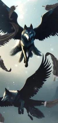 Art Mythical Creature Sky Live Wallpaper - free download