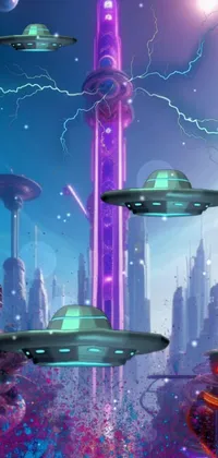 alien town Live Wallpaper - free download