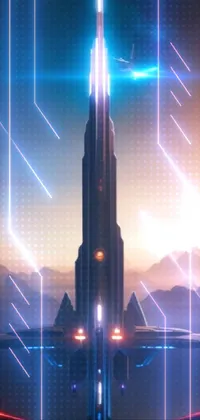 Atmosphere Light Building Live Wallpaper - free download