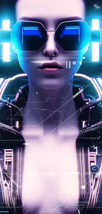 Light Blue Human Live Wallpaper - free download