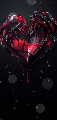 Dramatic Broken Heart Live Wallpaper