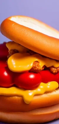 Photorealistic Hot Dog Live Wallpaper