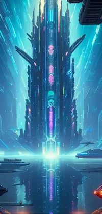 Skyscraper Light Building Live Wallpaper - free download