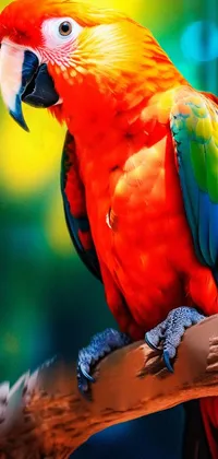 Bird Green Blue Live Wallpaper