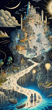 World Light Blue Live Wallpaper - free download