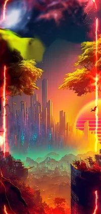 synthwave Live Wallpaper - free download
