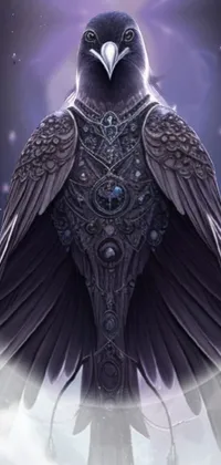 Celestial Crow Live Wallpaper - free download