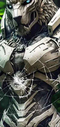 White Cuirass Personal Protective Equipment Live Wallpaper