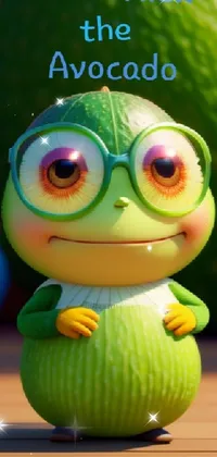 Meet Alex the Avocado Live Wallpaper