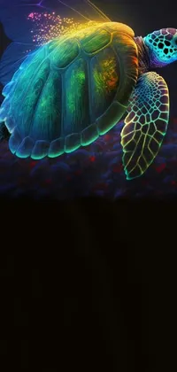 Water Organism Turtle Live Wallpaper - free download