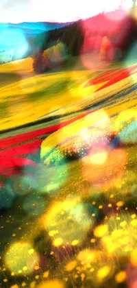 Colorfulness Leaf Orange Live Wallpaper - free download