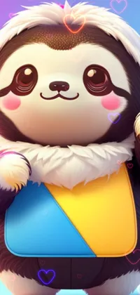 Happy cutie sloth :3 Live Wallpaper