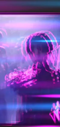 Purple Light Violet Live Wallpaper