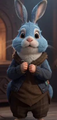 Rabbit Ear Human Body Live Wallpaper