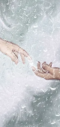 Hand Water Gesture Live Wallpaper