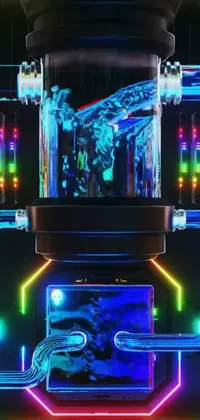 Light Green Visual Effect Lighting Live Wallpaper - download