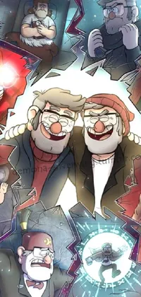 Funky Cartoons Live Wallpaper - cool serialized and sci-fi artwork ...