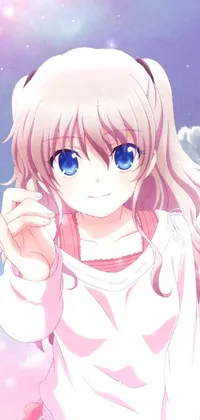 Pink Art Cartoon Live Wallpaper - free download