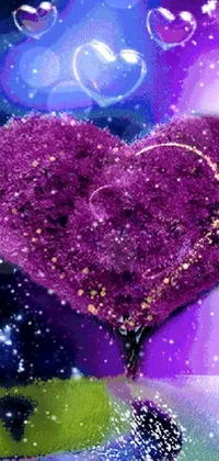 Petal Purple Violet Live Wallpaper - free download