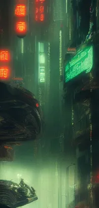 Cyberpunk Cityscape live wallpaper - free download