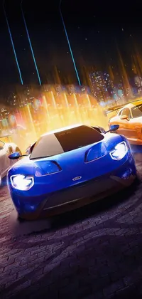 Rev Up Your Screen with Car Racing Live Wallpaper - free download