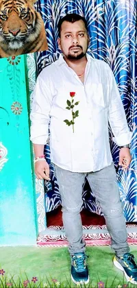 Blue Green Human Live Wallpaper