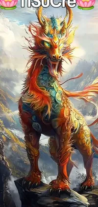 Cloud Art Mythical Creature Live Wallpaper