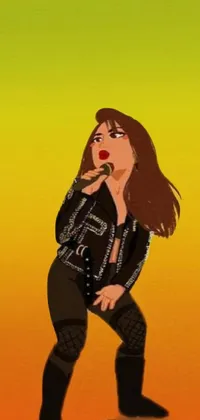 Lip Leg Flash Photography Live Wallpaper