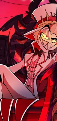 Cartoon Red Fictional Character Live Wallpaper - download