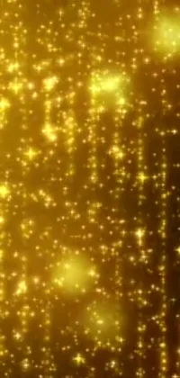 Gold Amber Leaf Live Wallpaper - free download