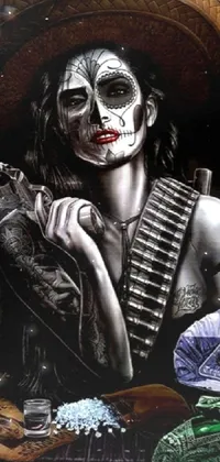 Art Monochrome Black Live Wallpaper - free download