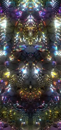 Art Triangle Stained Glass Live Wallpaper