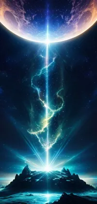 Atmosphere Light Blue Live Wallpaper - free download