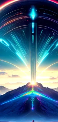 Atmosphere Light Blue Live Wallpaper - free download