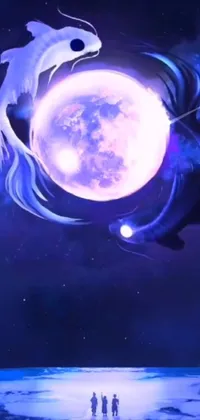 Atmosphere Light Blue Live Wallpaper - free download