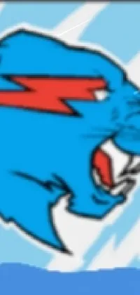 Blue Azure Cartoon Live Wallpaper