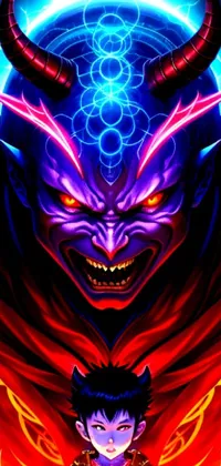 Blue Cartoon Light Live Wallpaper - free download