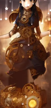 Steampunk Clock - Captivating Live Wallpaper - free download