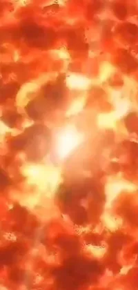 Sky Amber Orange Live Wallpaper - free download