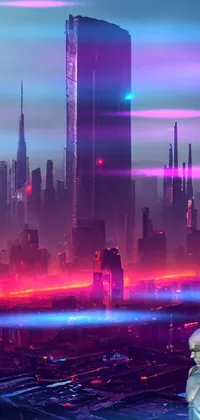 Futuristic Night City Live Wallpaper